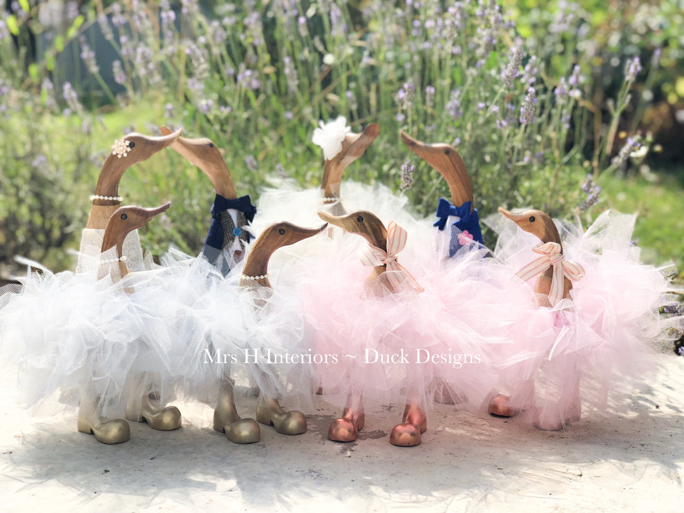 Pink Tutu Duck - Decorated Wooden Duck in Boots by Mrs H the Duck Lady ...
