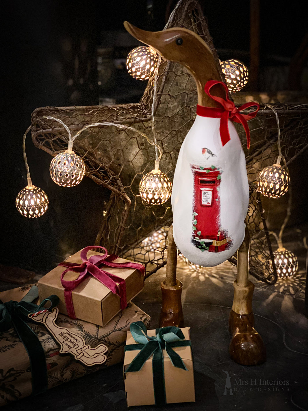 Beautiful bespoke wooden ducks, all hand decorated by Mrs H interior ...