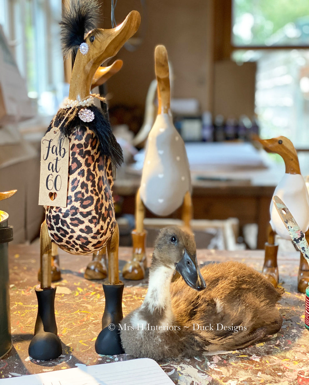 Foxy in Fur Cape | Mrs H Interiors | Duck Designs
